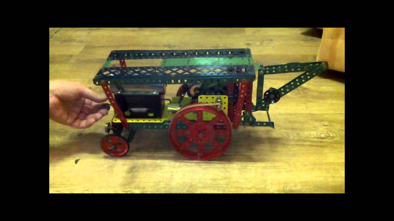 Meccano MEC1 Steam Tractor - YouTube
