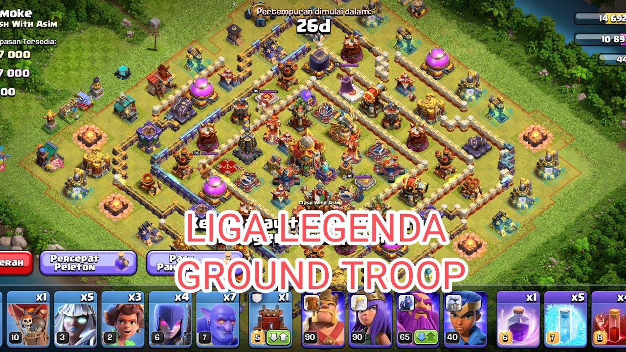 LIGA LEGENDA GROUND TROOP - YouTube