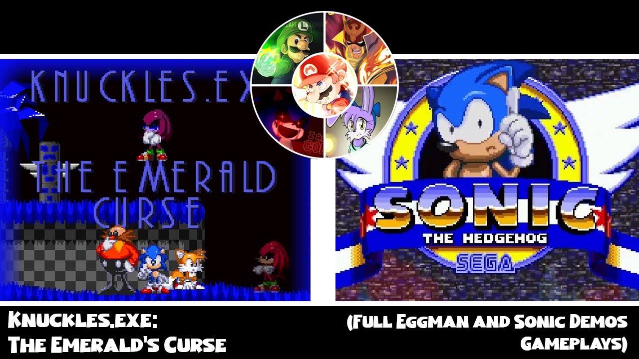 Knuckles exe: The Emerald's Curse (Full Eggman and Sonic Demos ...
