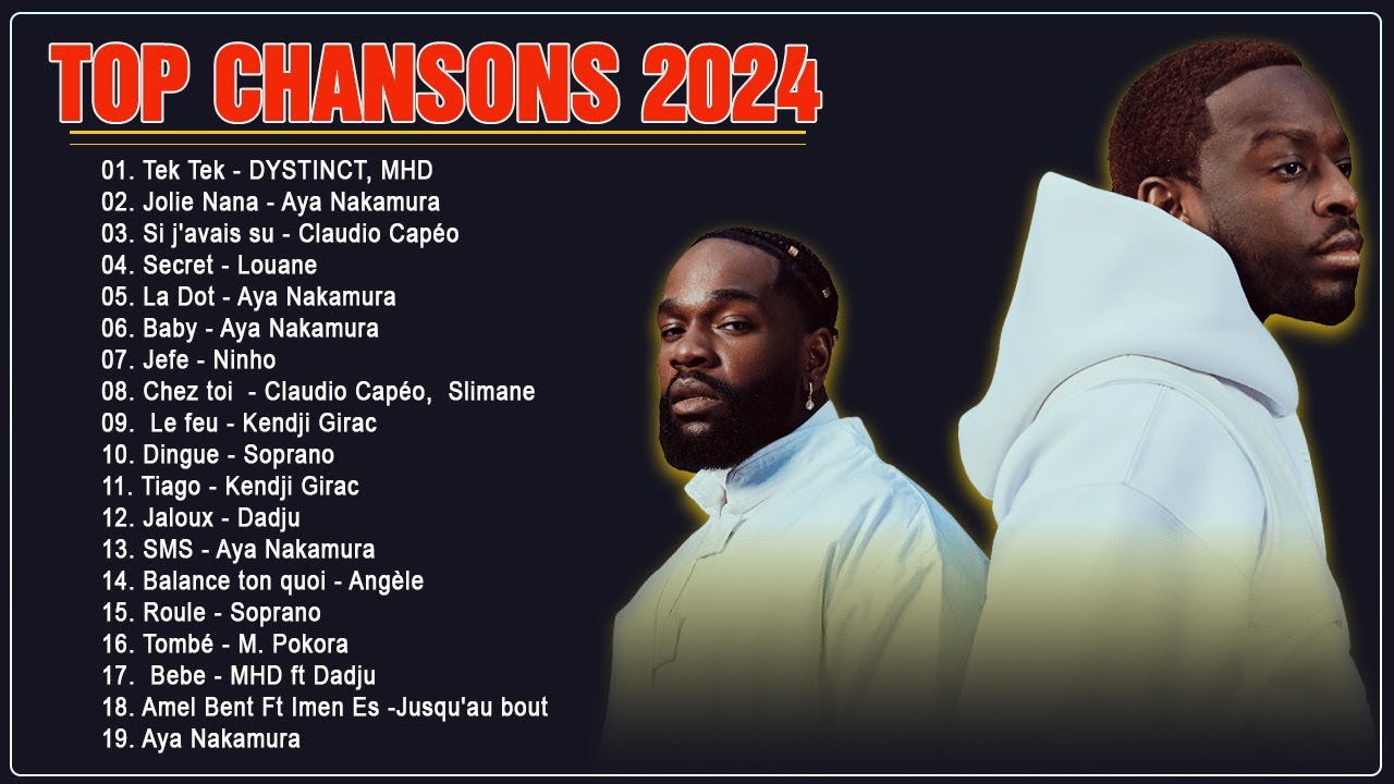Musique Française 2024 - Chansons Françaises Les Plus Écoutées 2024 ...