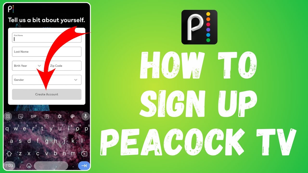 How to Sign up For Peacock TV 2024 | Register For Peacock TV - YouTube