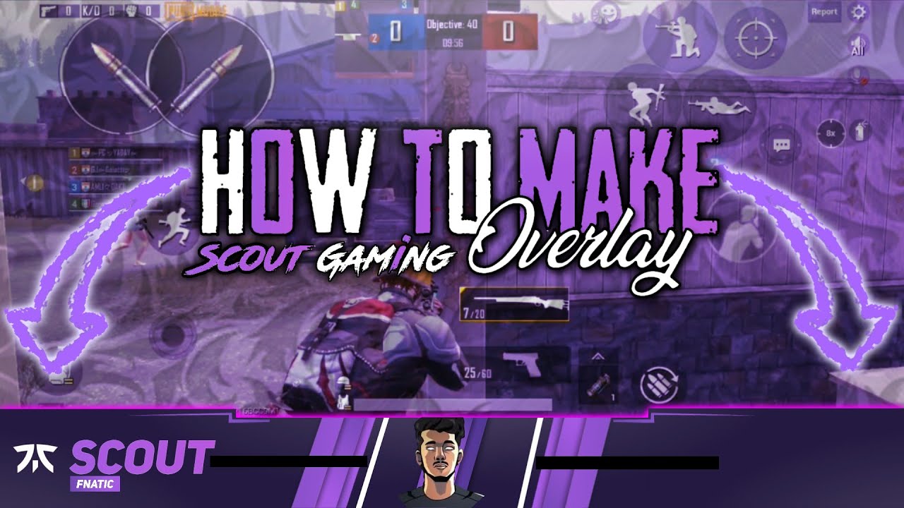 How to Make Scout Gaming Overlay || Galactic Designs - YouTube