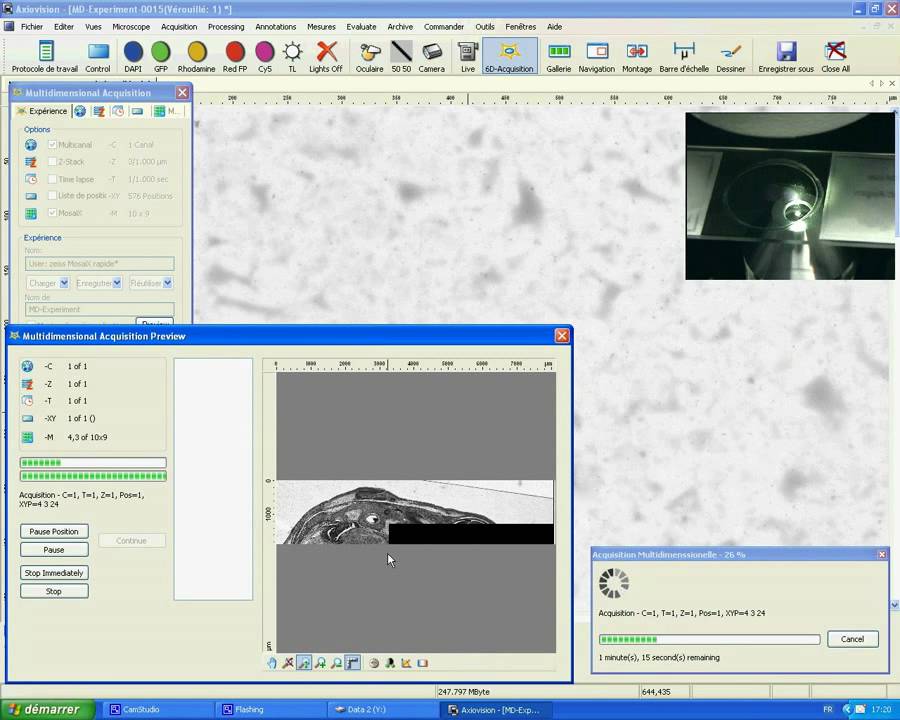 AxioVision - 6D - MosaiX - YouTube