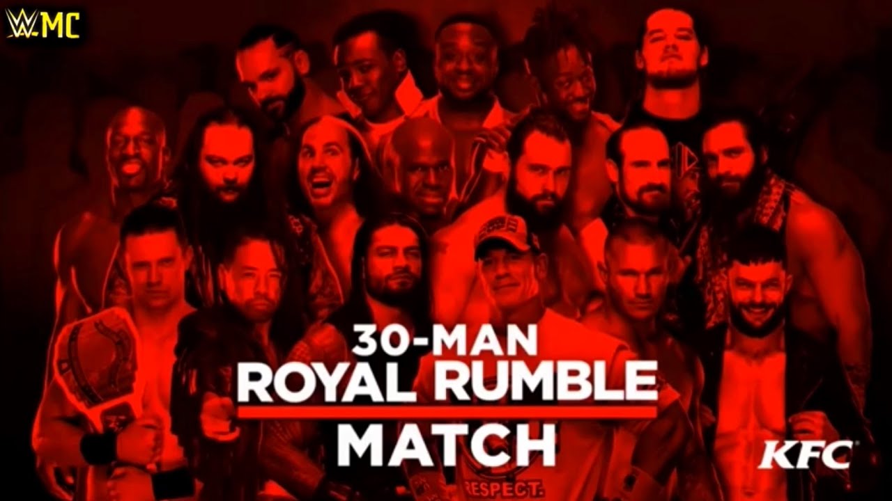 WWE Royal Rumble 2018 Official Match Card HD - YouTube