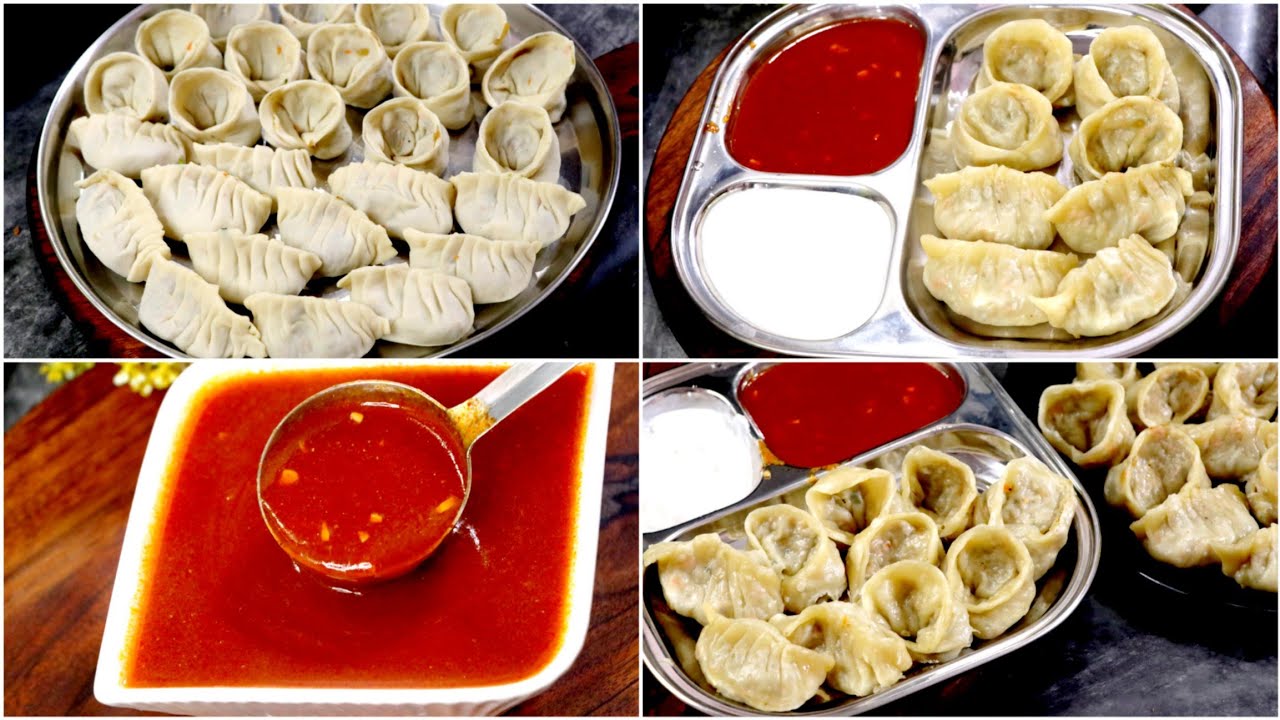 Chicken Momos With Spicy Chutney | Chicken Momos Recipe | How to make ...
