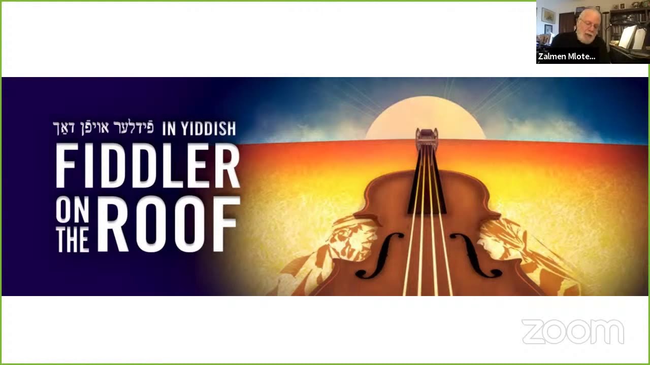 Behind the Scenes of the Yiddish Fiddler on the Roof - YouTube