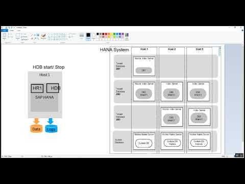 SAP HANA | Starting and Stopping Distributed Systems Using SAPControl - YouTube