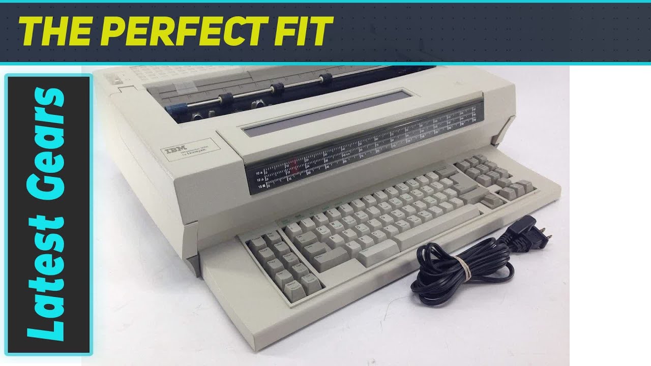 IBM Lexmark Wheelwriter 3500: Ultimate Wide-Carriage Typewriter? - YouTube