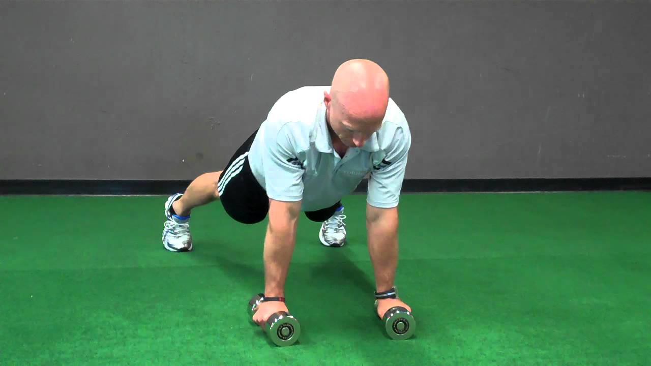 DB Renegade Row + Pushup - YouTube