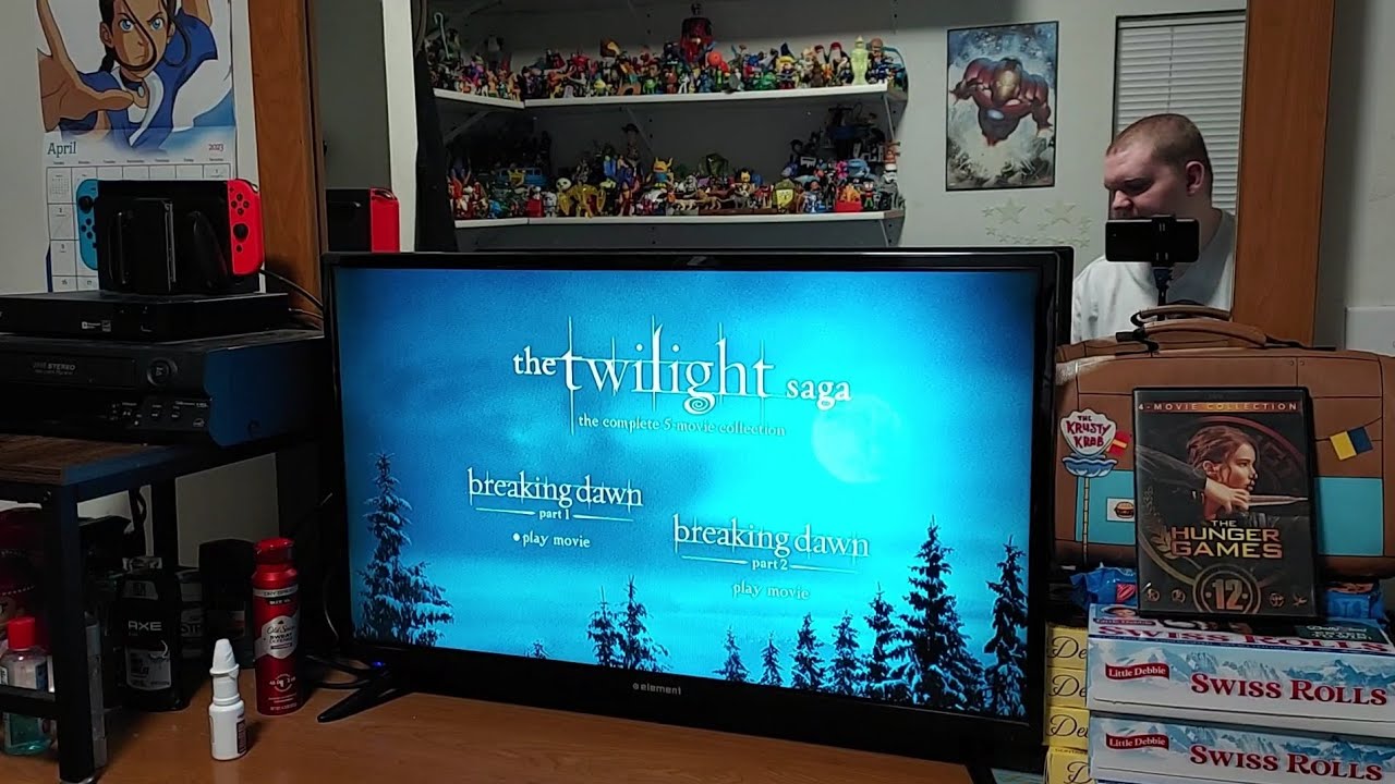 Opening/Menu Walkthrough Of The Twilight Saga 5 Movie Collection Disc's ...