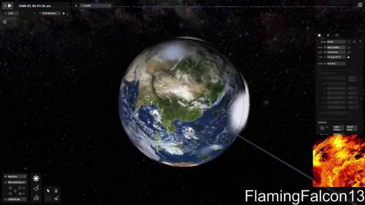 Universe Sandbox- Making the Earth a Star! - YouTube