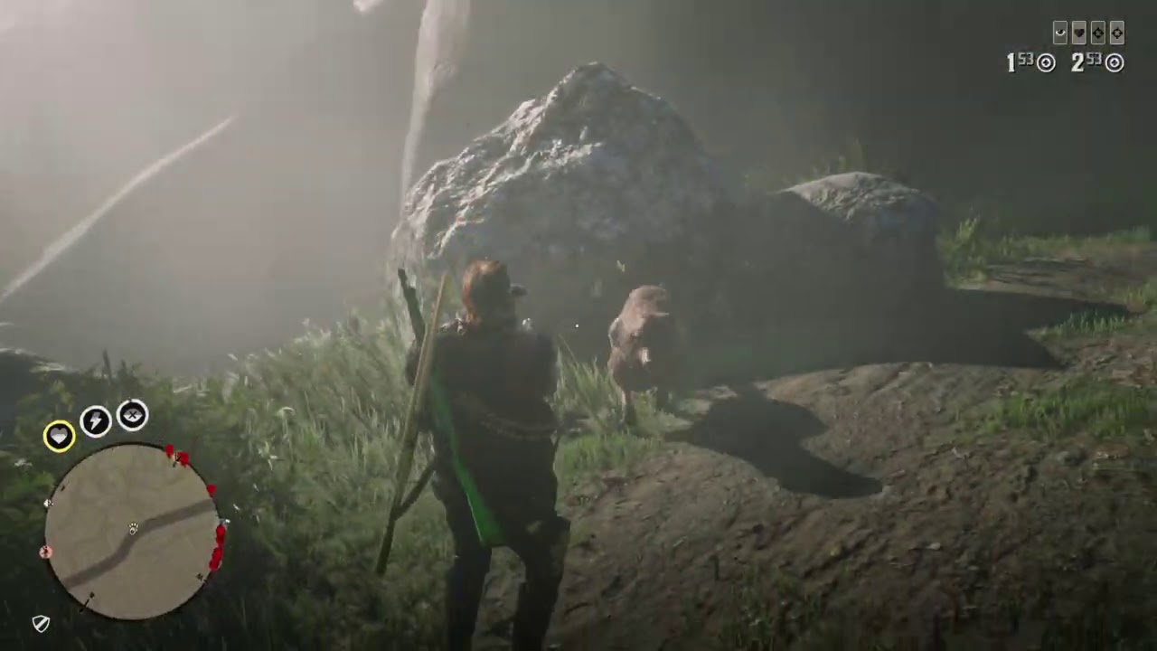 Red Dead Redemption 2 Legänderer Smaragdwolf / Legendary emerald wolf ...