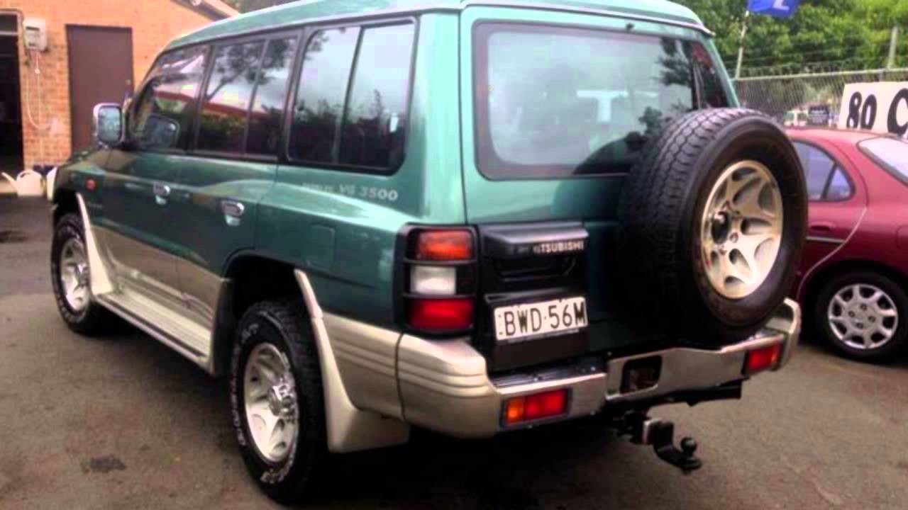 1998 Mitsubishi Pajero Exceed Green Automatic + O/Drive Wagon - YouTube