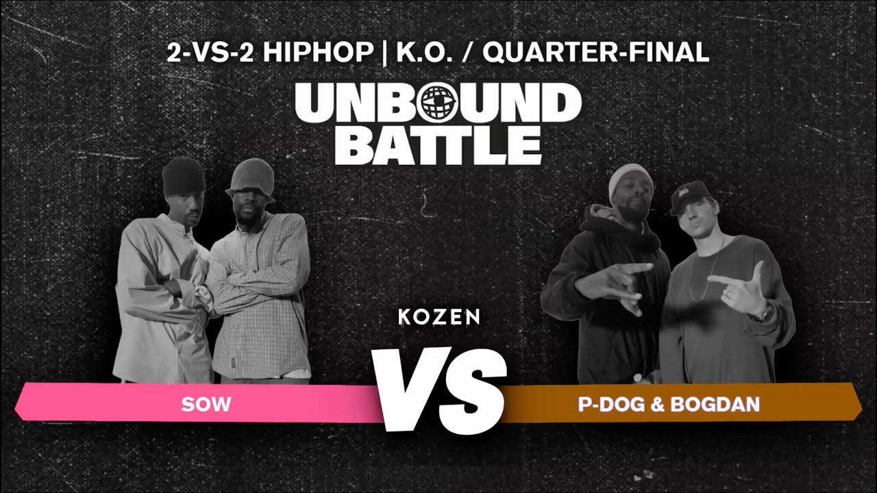 MIEL & WAEL SOW Vs. P-DOG & BOGDAN - UNBOUND Battle 2025 - Hip Hop TOP ...