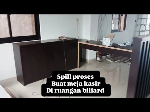 Spil proses meja kasir dan meja minum billiard - YouTube
