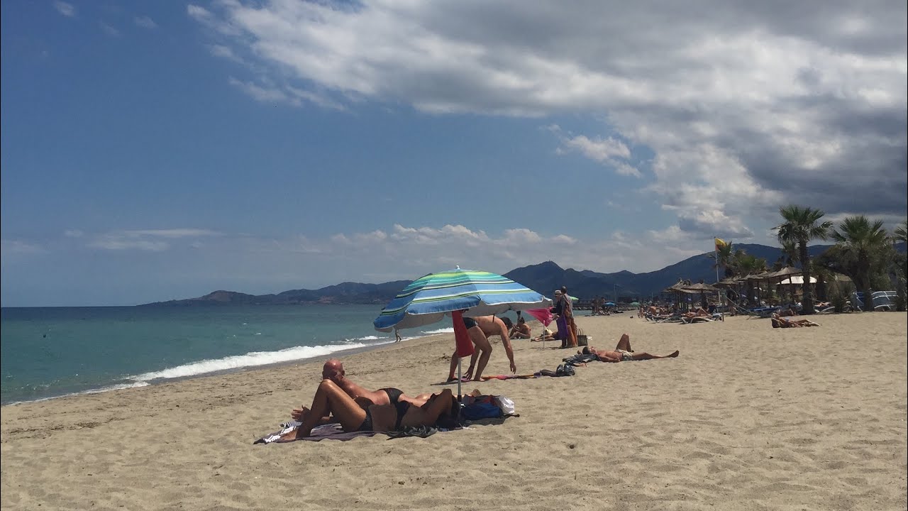 St cyprien beach (Perpignan France ) - YouTube