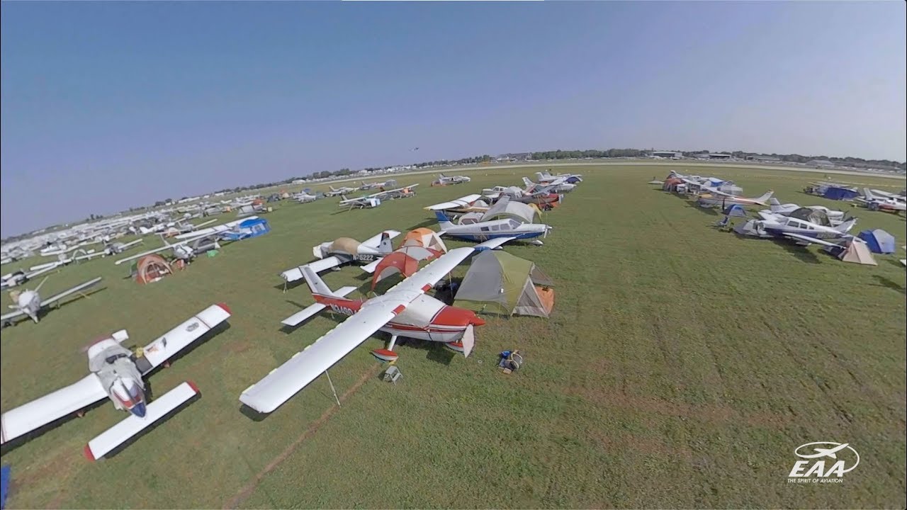 Take a Trip Through the North 40 and South 40 at AirVenture 2019! - YouTube