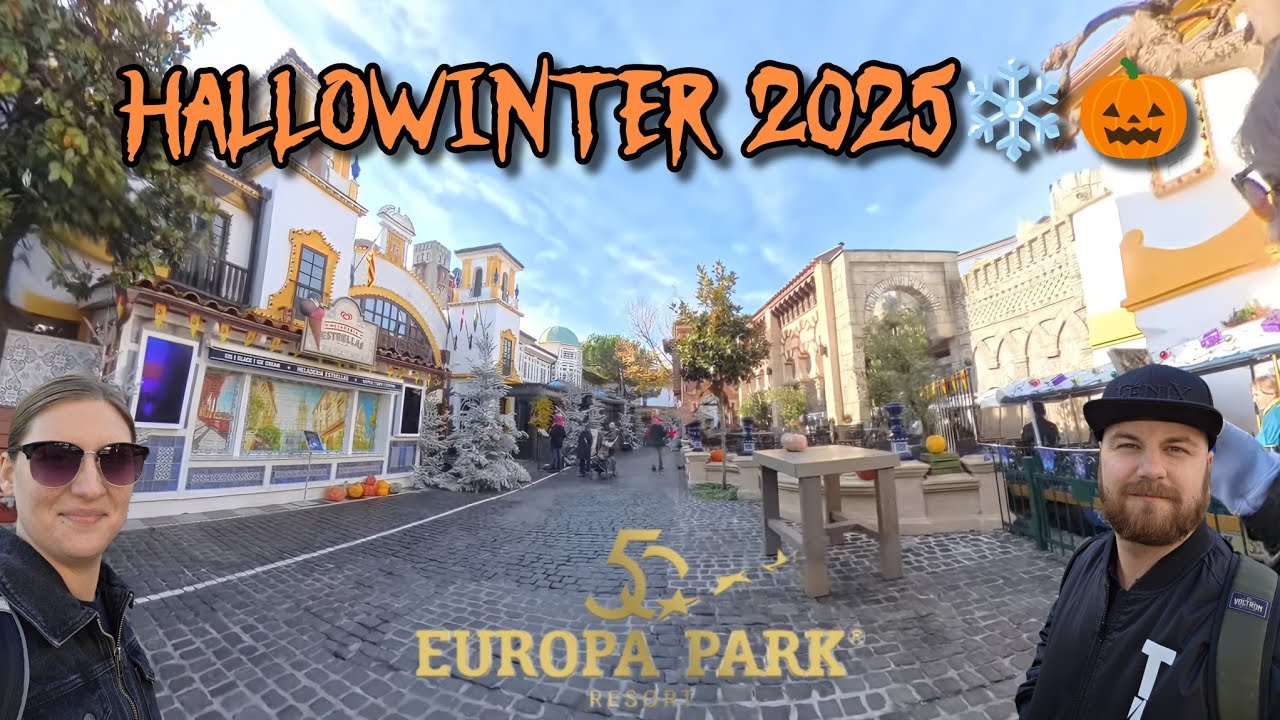 Der ULTIMATIVE HALLOWinter Walkthrough 2025! 🎃 ️ Europa-Park Deko & Highlights | THRILL GUYS ...