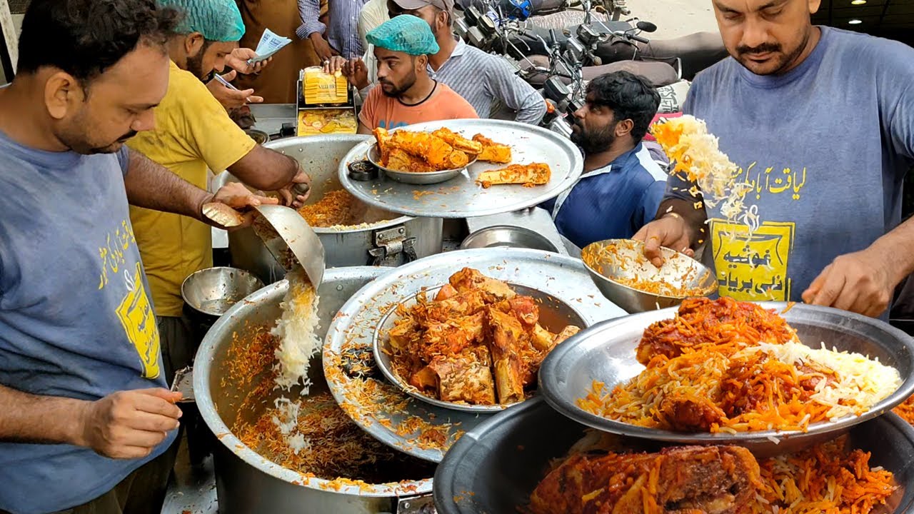 Famous Ghousia Nalli Biryani | Nonstop Bone Marrow Biryani | Karachi ...