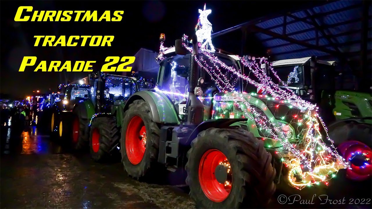 Christmas Tractor Parade 2022 pt 1 - YouTube