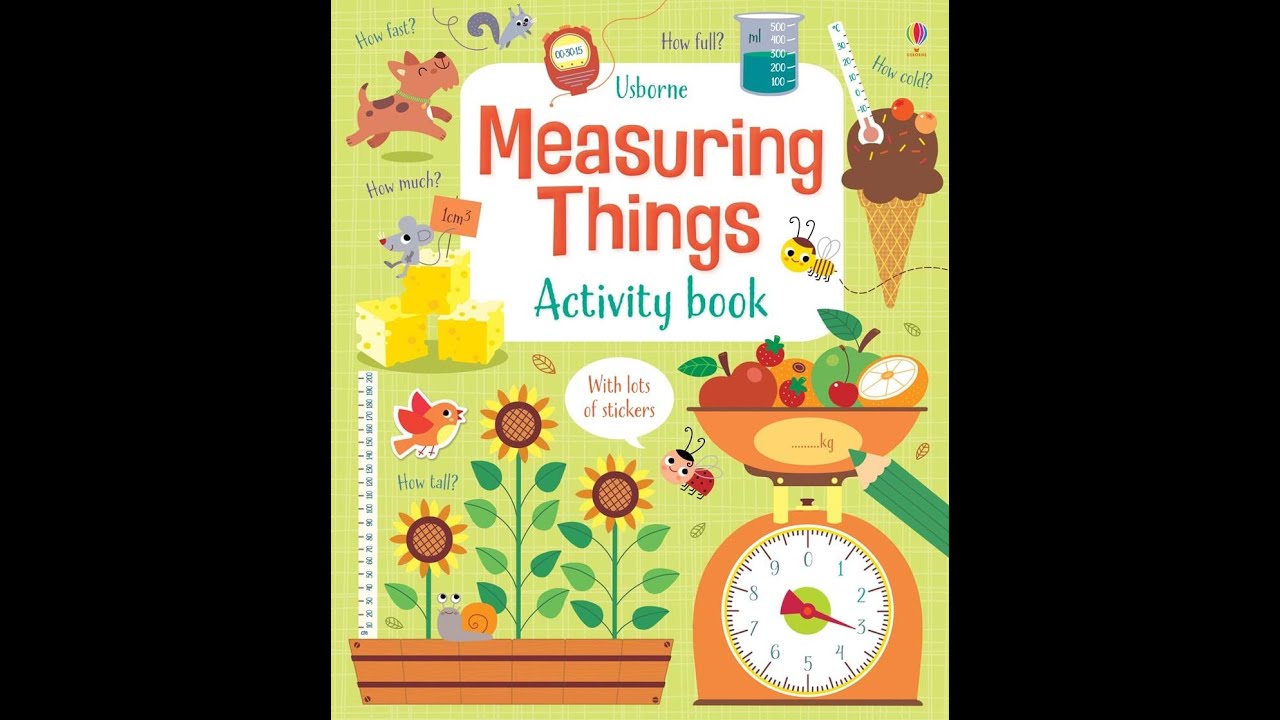 Usborne Measuring things - Activity book - YouTube
