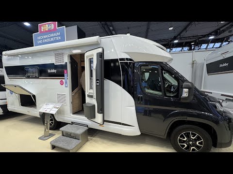WOHNMOBIL TEILINTEGRIERT 2026 Neuheiten Hobby Wohnmobil Einzelbetten mit Heckbad Maxia T 740 WE
