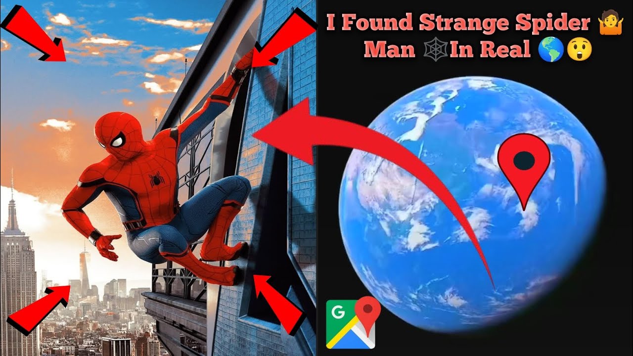 I Found Strange Spider 🤷 Man 🕸️ In Real On Google Earth Old Maps 🌎 #googlemaps #viralvideo - YouTube
