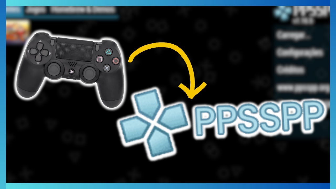 COMO CONFIGURAR QUALQUER CONTROLE NO PPSSPP - YouTube