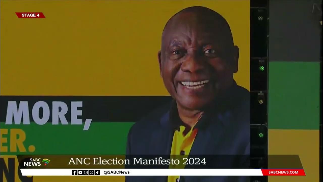 ANC Election Manifesto 2024 | Official program concludes at Moses Mabhida Stadium, Durban - YouTube