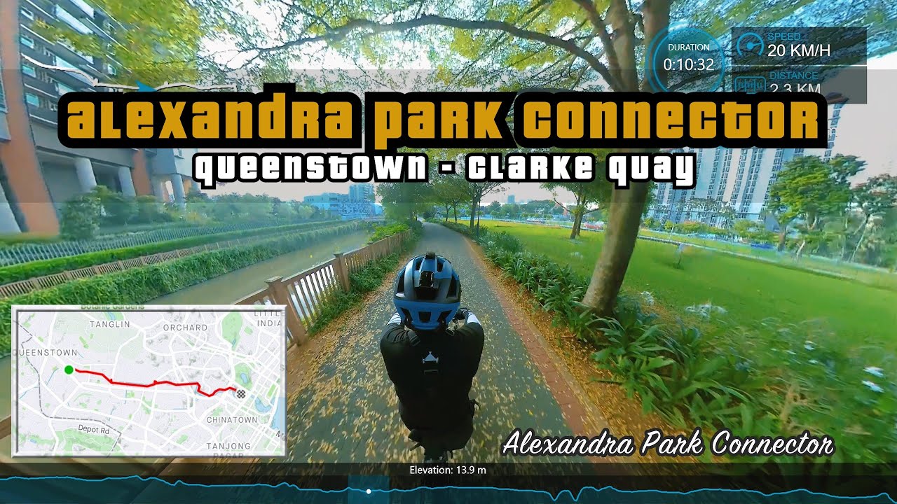5KM Queenstown to Clarke Quay via Alexandra Park Connector | Cycling ...