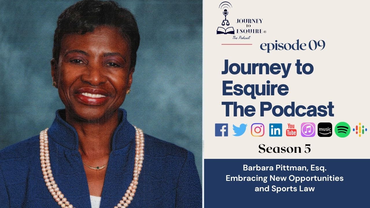 Barbara Pittman | Embracing New Opportunities and Sports Law - YouTube