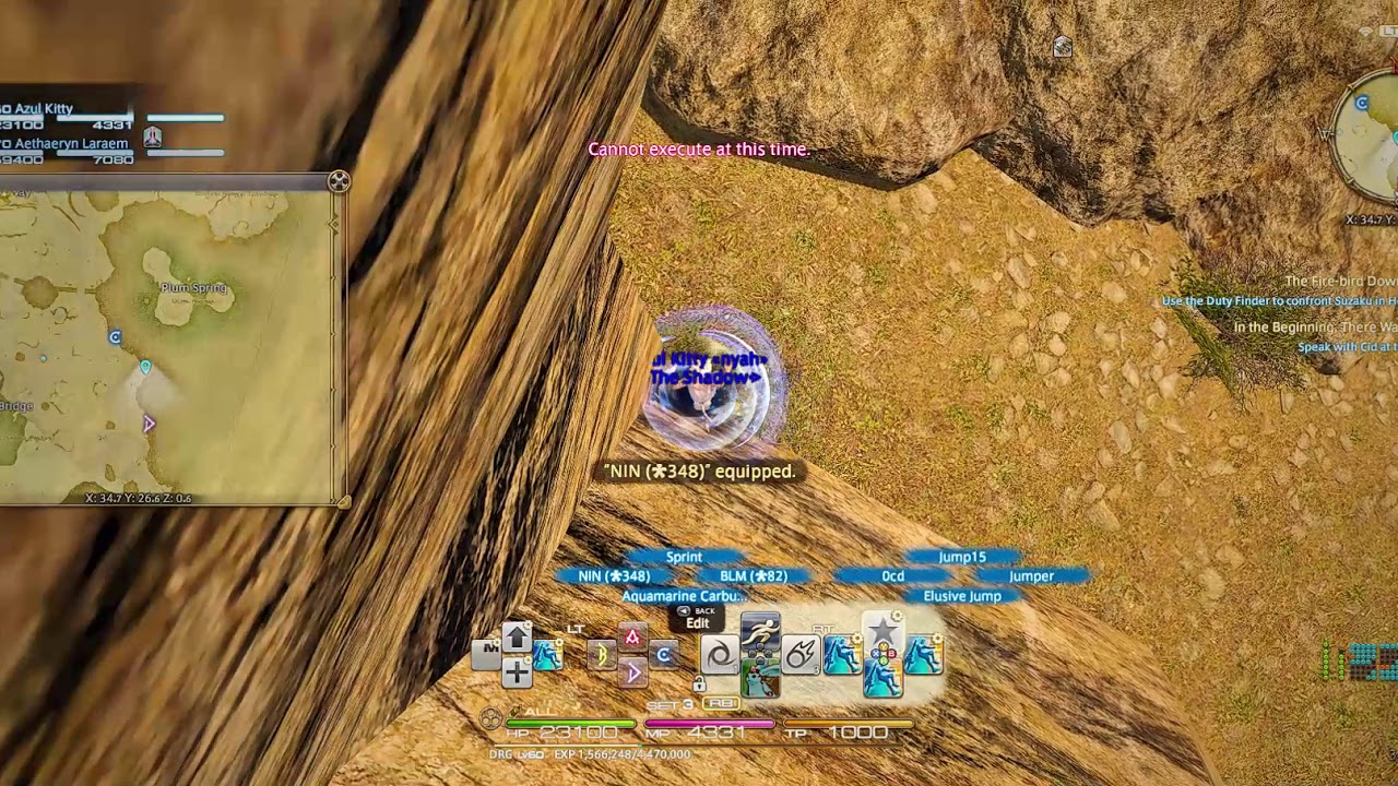 FFXIV Yanxia The Glittering Basin Wallbreak 1 OOB [PATCHED] - YouTube