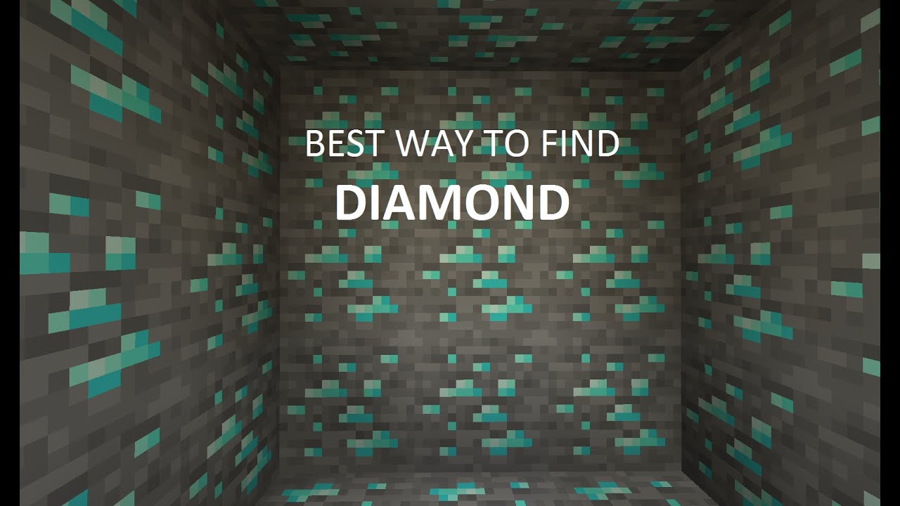 Best way to find Diamonds in MINECRAFT - YouTube