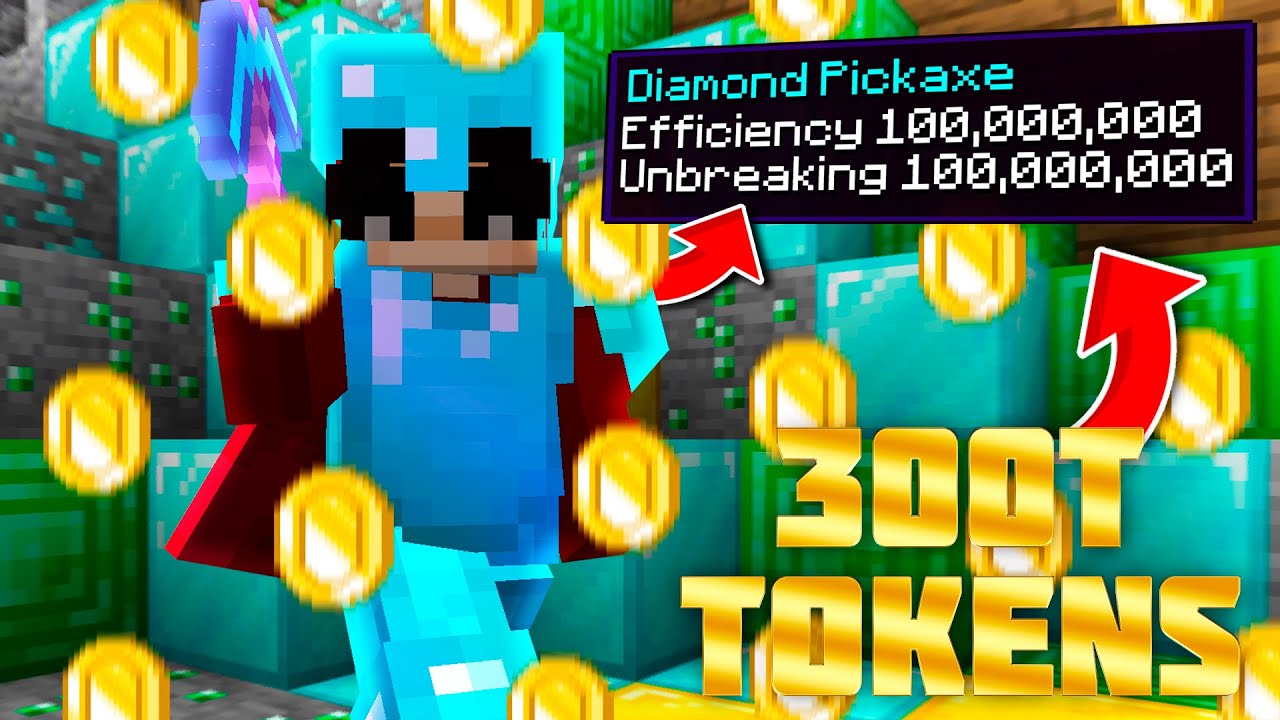 GETTING THE MAX PICKAXE ON MINECRAFT PRISONS... - YouTube