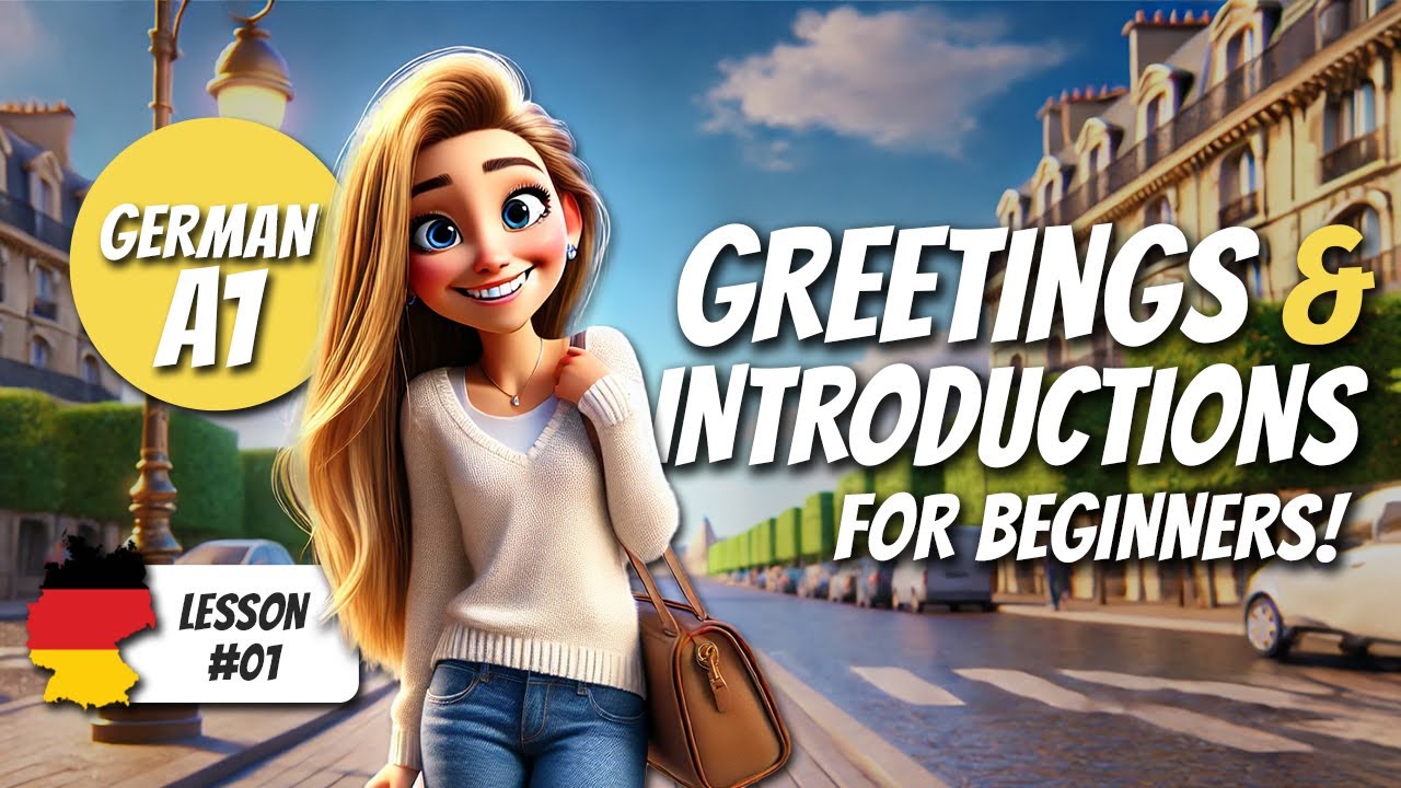 🇩🇪 German A1_Lesson 01 | Beginner’s Guide to Greetings & Introductions ...