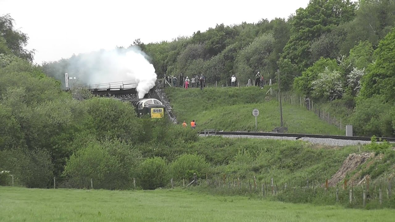 (HD) Deltic D9009 'Alycidon' MEGA Clag, Out Of Norden, Hellfire! - YouTube