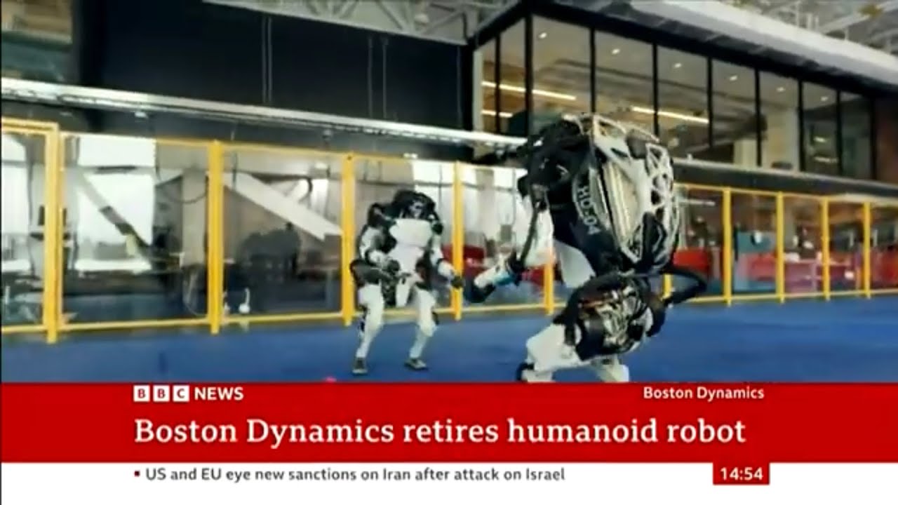 BBC News : Atlas the humanoid robot is ready for retirement - YouTube