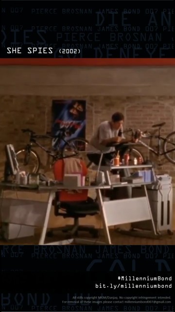 'Die Another Day' poster in 'She Spies' S01E08 - YouTube