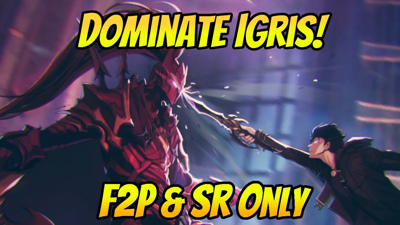 [Solo Leveling:ARISE] Beating Igris The Red - F2P & SR Only (Protector ...