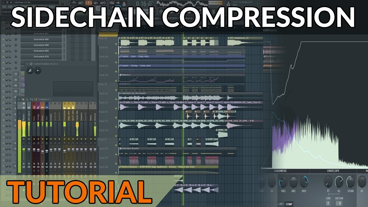 How To Mix Orchestral Music - Sidechain Compression In Trailer Music ...