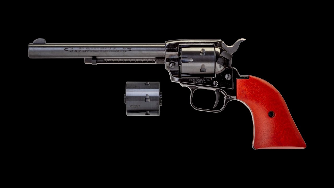 BLACK RIFLE Table Top REVIEW HERITAGE ROUGH RIDER SINGLE ACTION .22LR ...