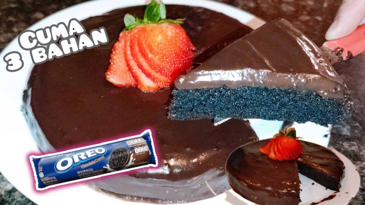 CUMA 3 BAHAN OREO BISKUIT CAKE SANGAT ENAK DAN LEMBUT BANGET|| - YouTube