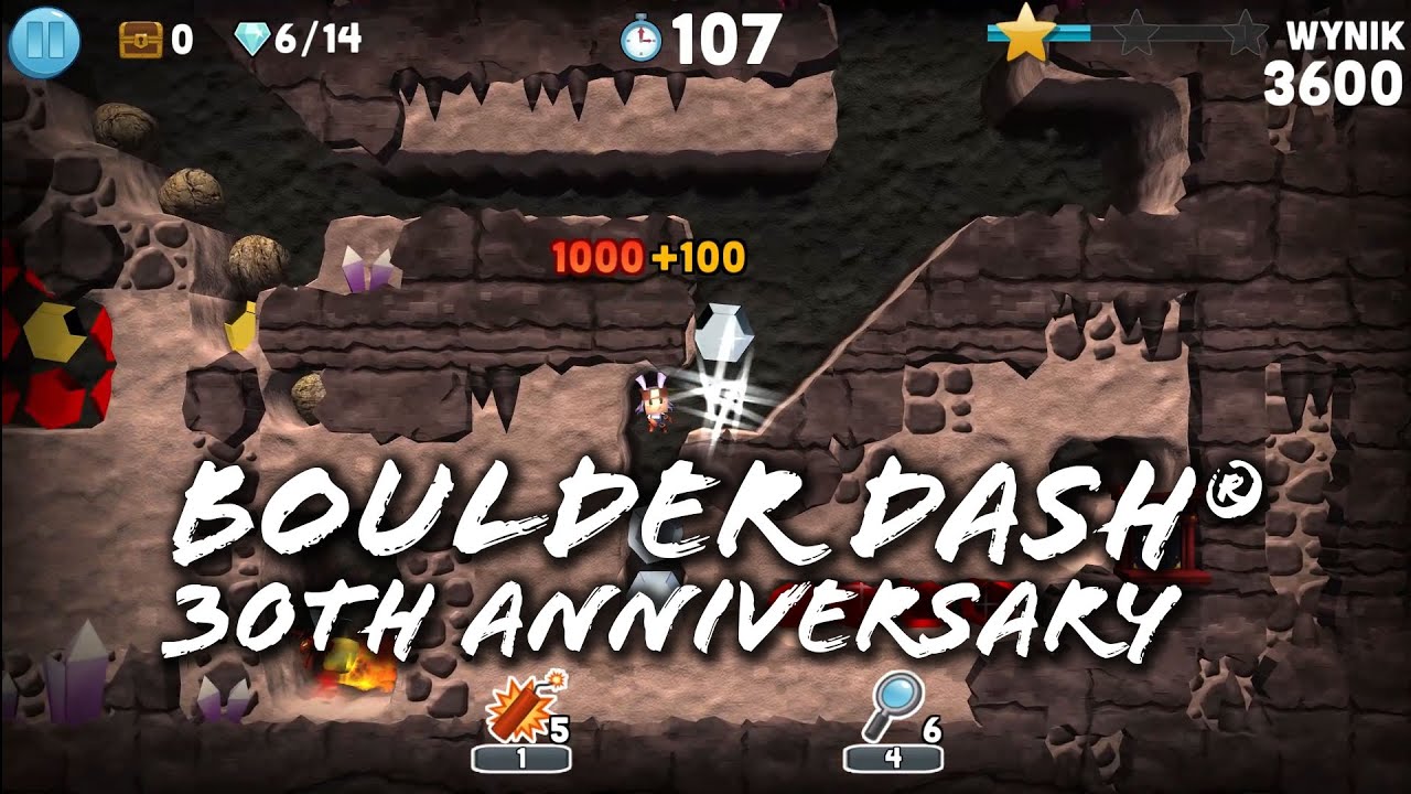 Boulder Dash® 30th Anniversary | GAMEPLAY | GRAMY #boulderdash - YouTube