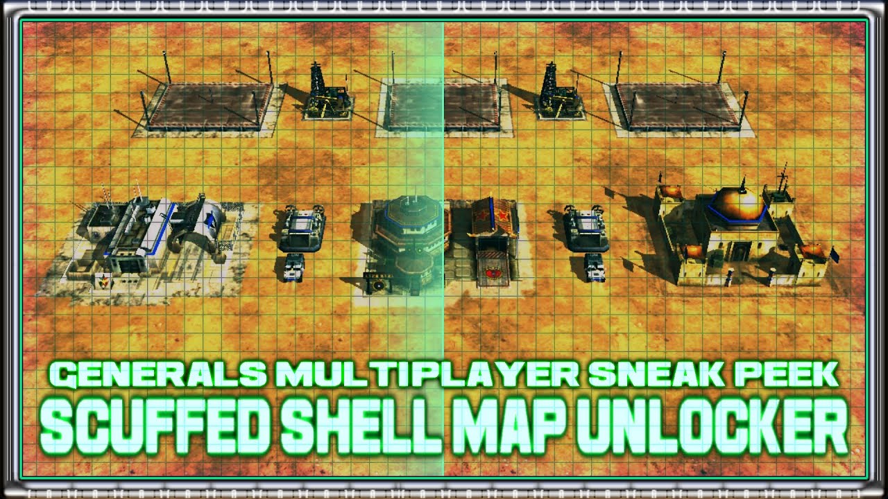 C&C Generals Multiplayer Sneak Peek (Generals Beta) - Scuffed Shellmap ...