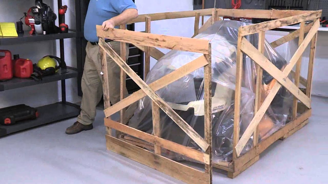 MTD - Uncrating Procedures - LTX - YouTube