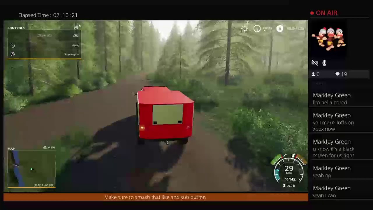 Fs19 wood cutting but switch up the map - YouTube