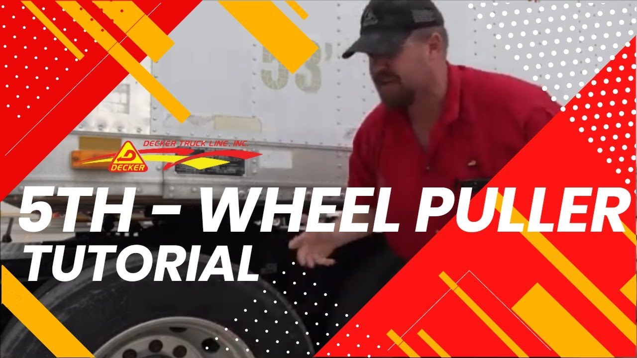 How to Use a 5th Wheel Puller - YouTube