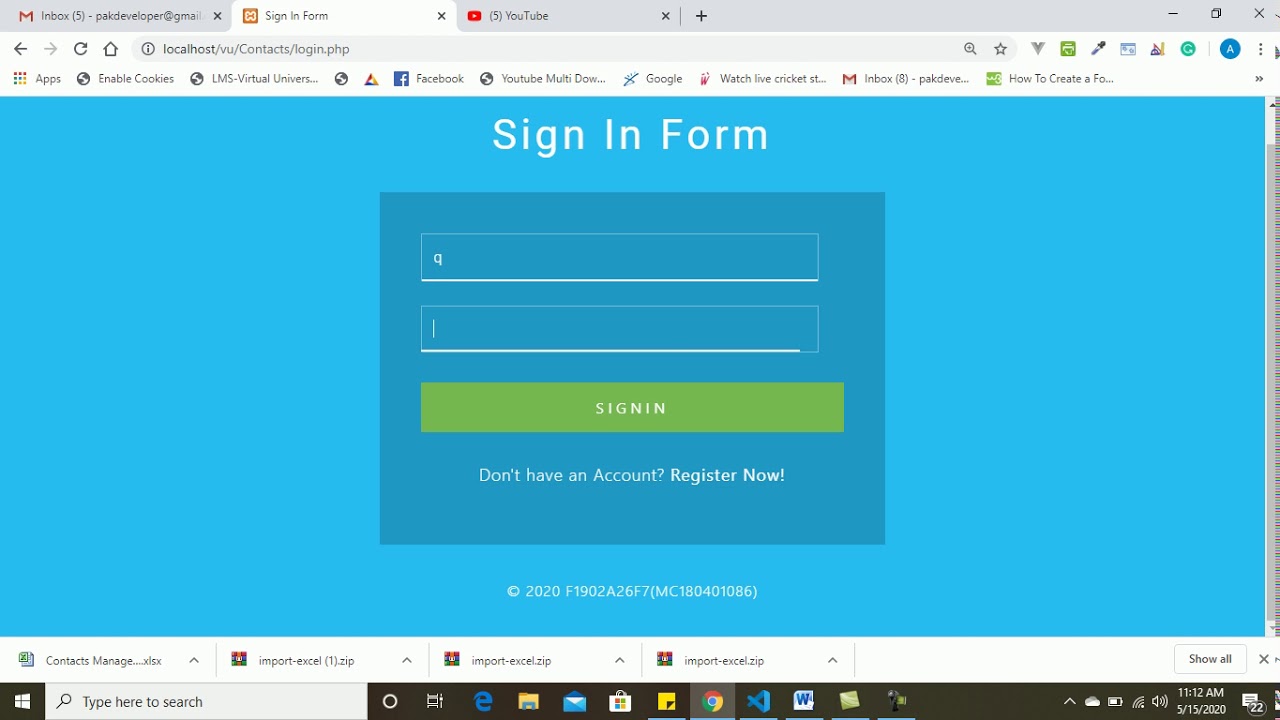 Contacts Management System FOR Sale - YouTube