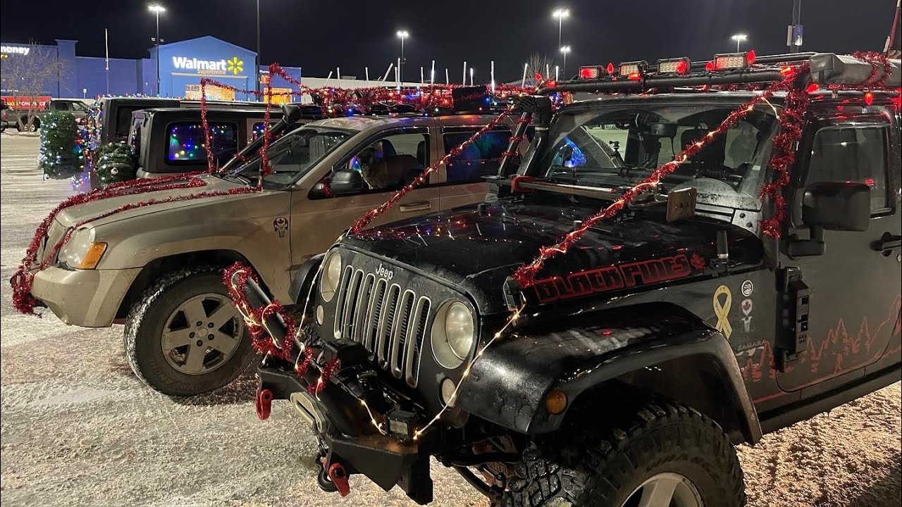Leduc Country Lights Jeep Meet - YouTube