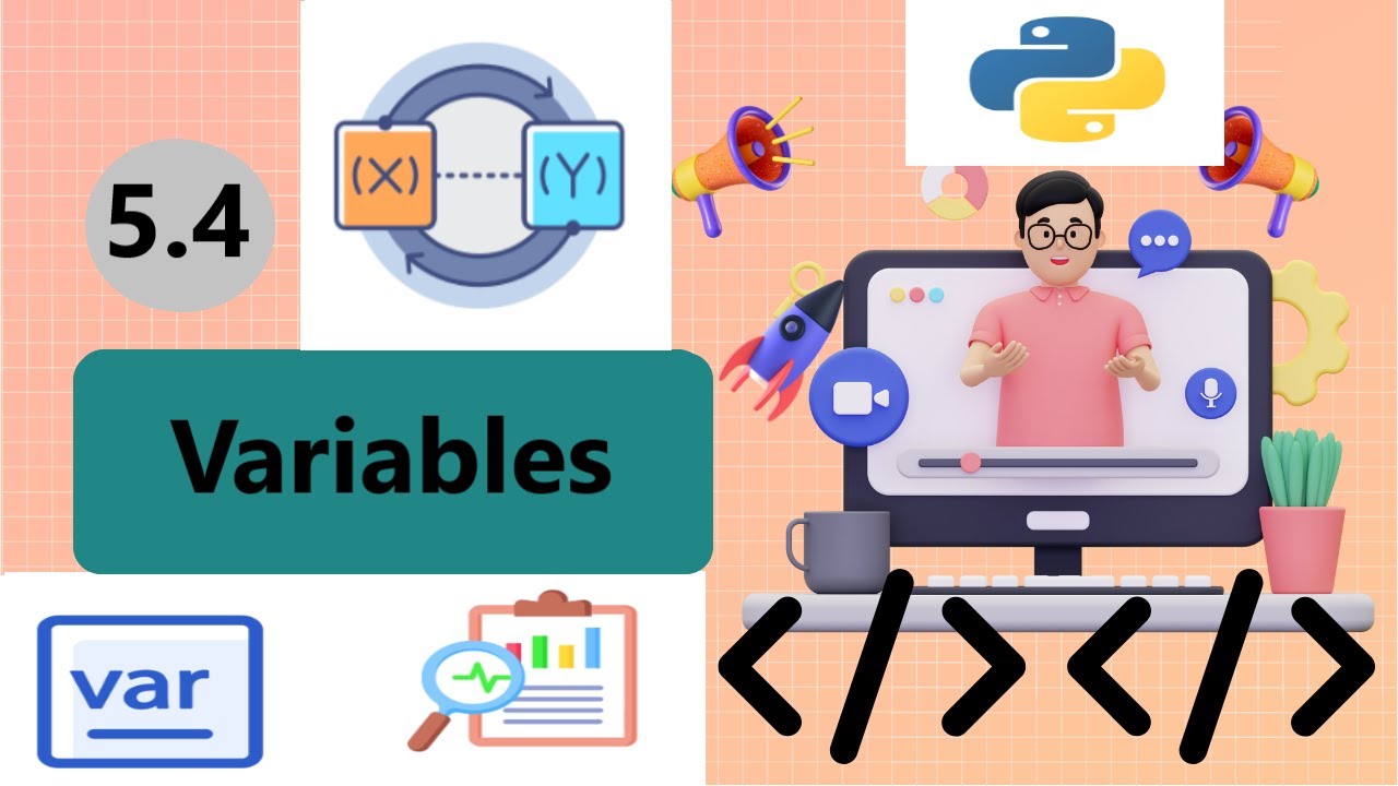 5.4 Variables || Python for beginners || Class 11 computer || NCERT - YouTube